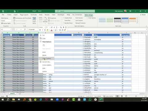 Seeing the gloss data of a Paratext project