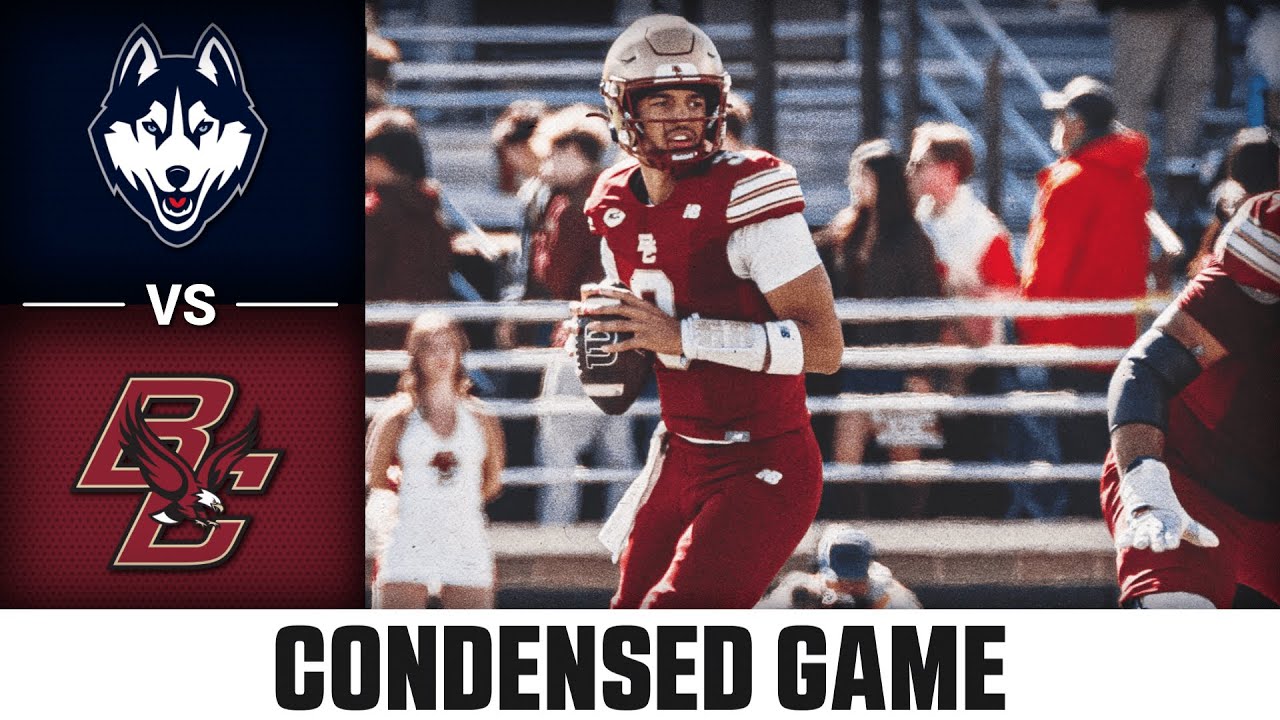 UConn vs Boston College Condensed Game | 2025 ACC Football