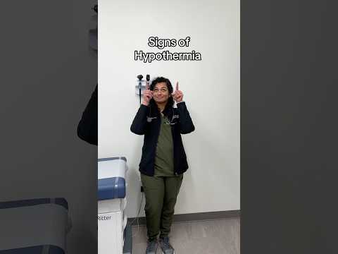 Signs of Hypothermia 🥶❄️With Family Nurse Practitioner Ruth Stephen