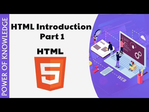 HTML Introduction - Part 1 - Hyper Text Markup Language - (Hindi)