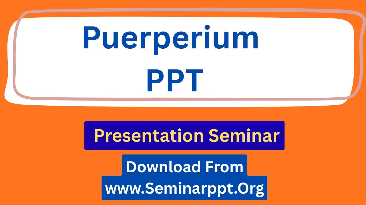 Pureperium PPT Presentation Seminar Free Download 