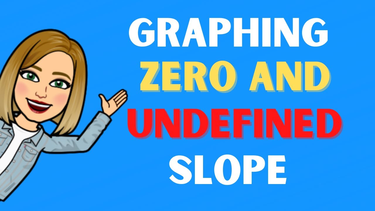 How to Graph Zero or Undefined Slope-