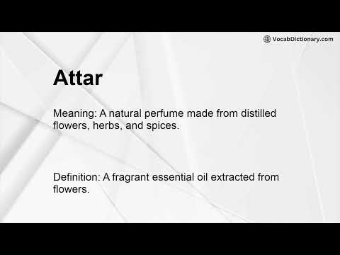 Attar Meaning