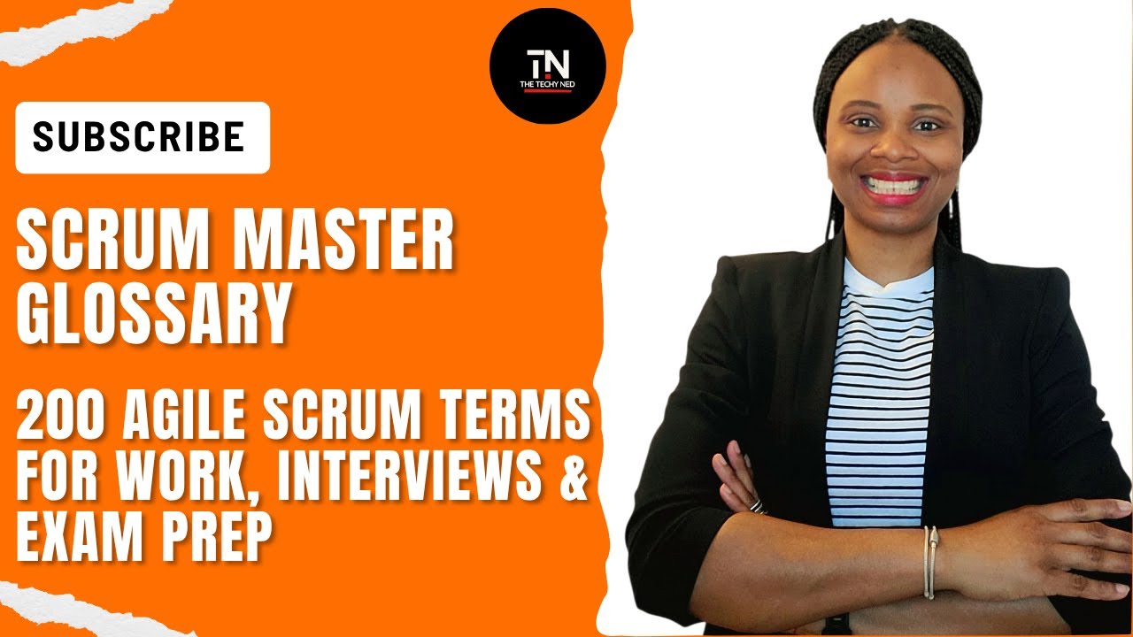 200 Agile Scrum Terms Glossary Course Tutorials Beginners Guide Prep Exam Interviews #scrum #exam
