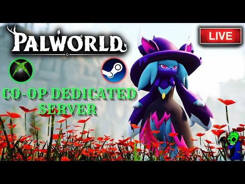 PALWORLD 32 Player (CROSSPLAY) DEDICATED SERVER LIVE, ASK HOW TO JOIN! #episode 1 #palworld #live