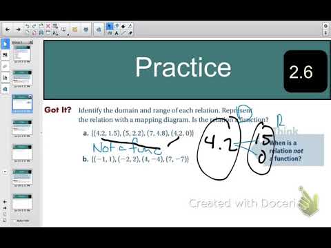 2.6 - Formalizing Relations and Functions