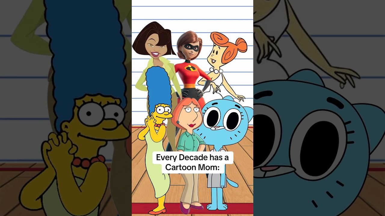 Every Decade has a Cartoon Mom! #cartoonnetwork