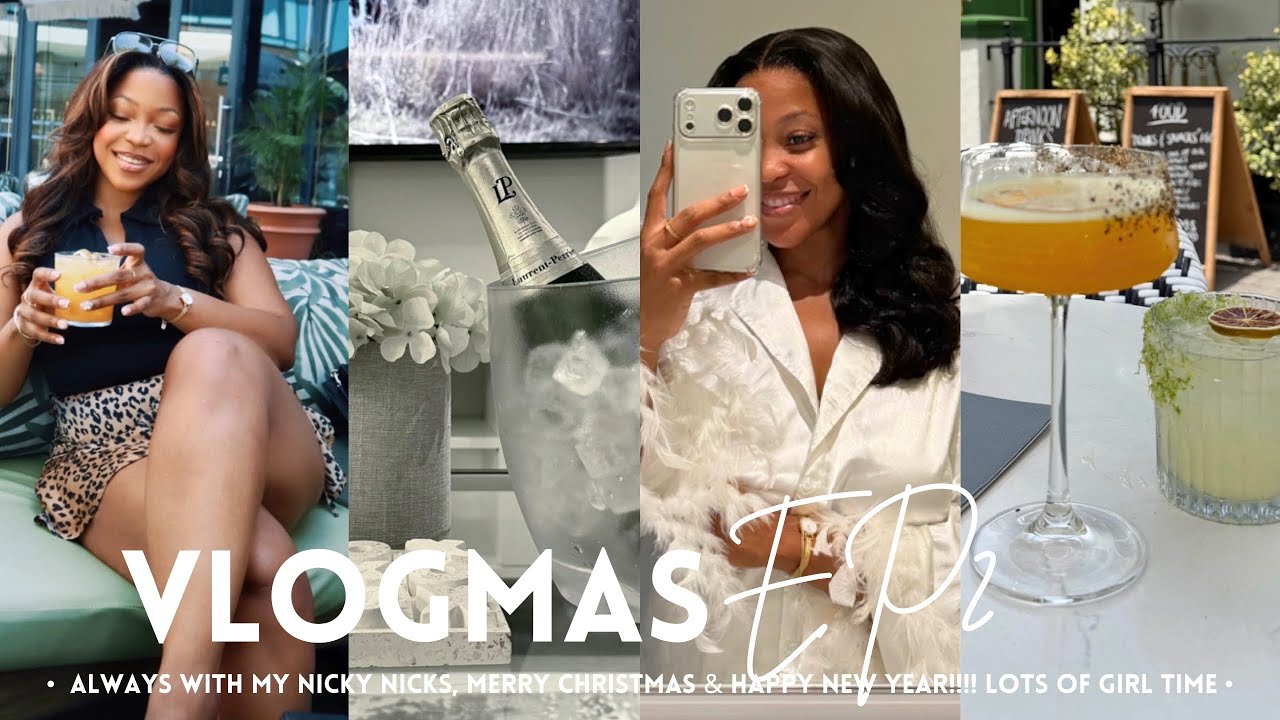 VLOGMAS EP2: Spending Christmas alone | Shopping | Natural hair care tutorial | ILot’s of girl dates
