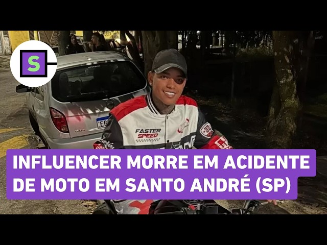Saymon Carvalho: influencer morre após colidir moto em poste