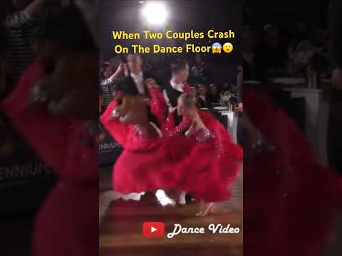 When Two Couples Crash On The Dance Floorπ±π―#crash#performance#ballroomdance#wow#viralvideo#art