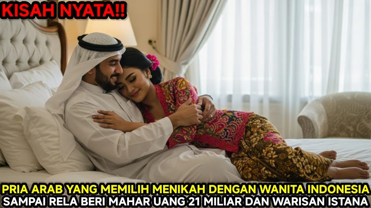 🔴VIRAL!! Pria Arab Yang Memilih Menikah Dengan Wanita Indonesia, Diberi Mahar 21 Miliar Dan Istana!!