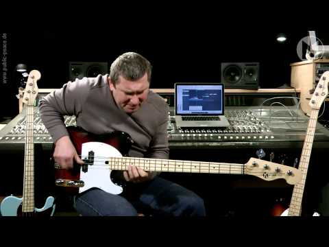Maruszczyk Instruments - Mr. Tee - 4 String Bass in Baby Blue | Reverb