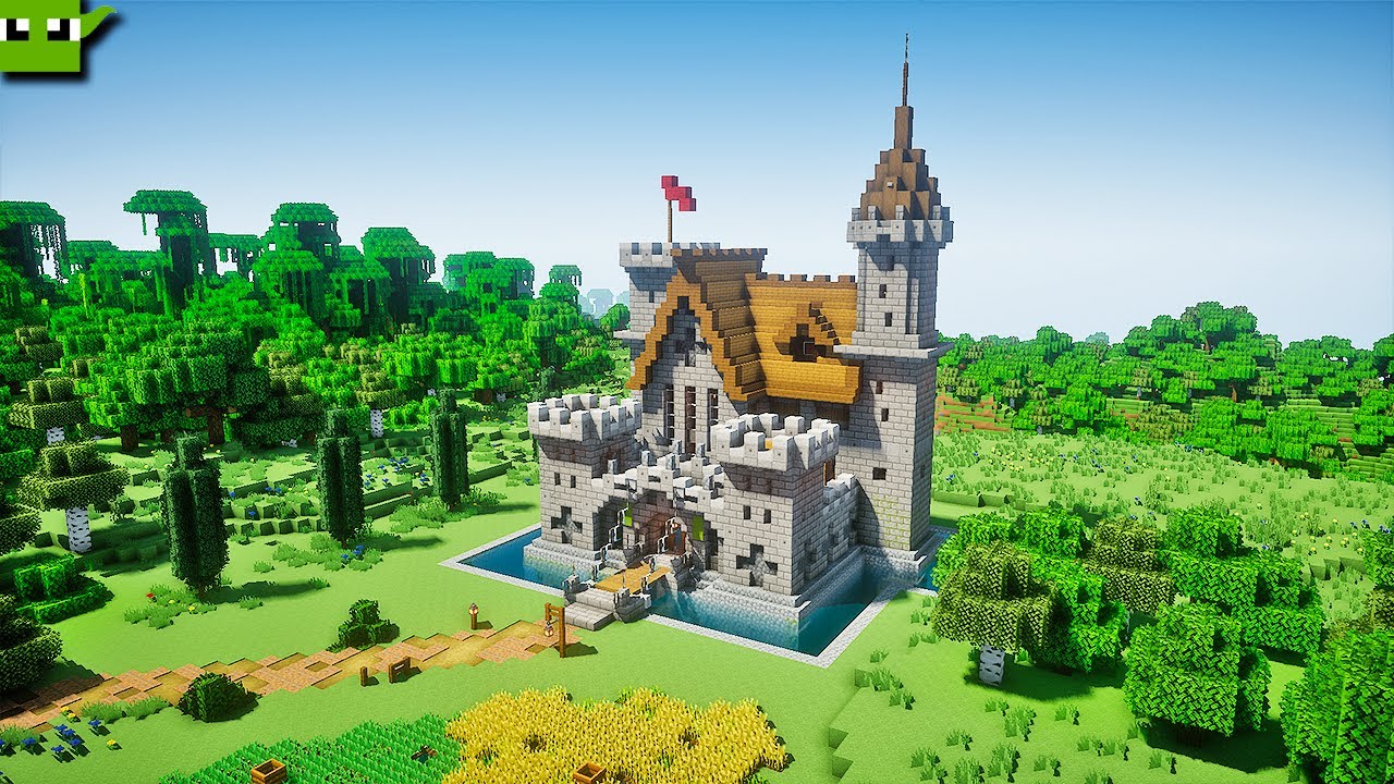 How to Build a Small CASTLE in Minecraft [EASY 5x5 System] - Minecraft ...