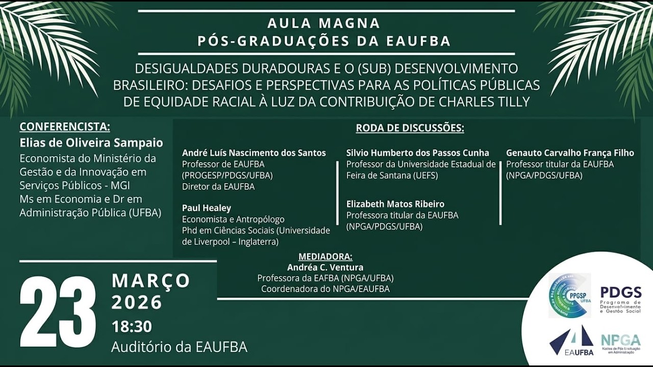 Aula Magna - Pós-Graduação da EAUFBA