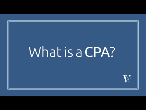 Valentine CPA - What is a CPA?