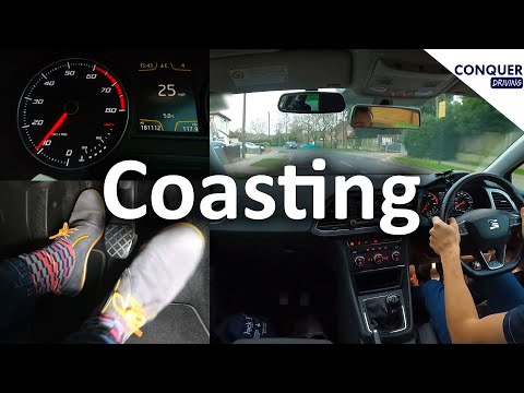 What is coasting when driving and what is allowed on the UK driving test
