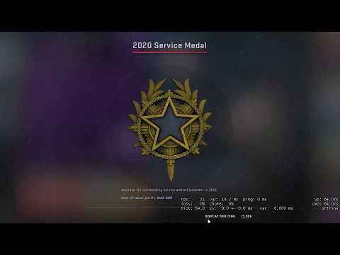 Steam Community :: Video :: CS:GO 2020 Service Medal (Level 1)