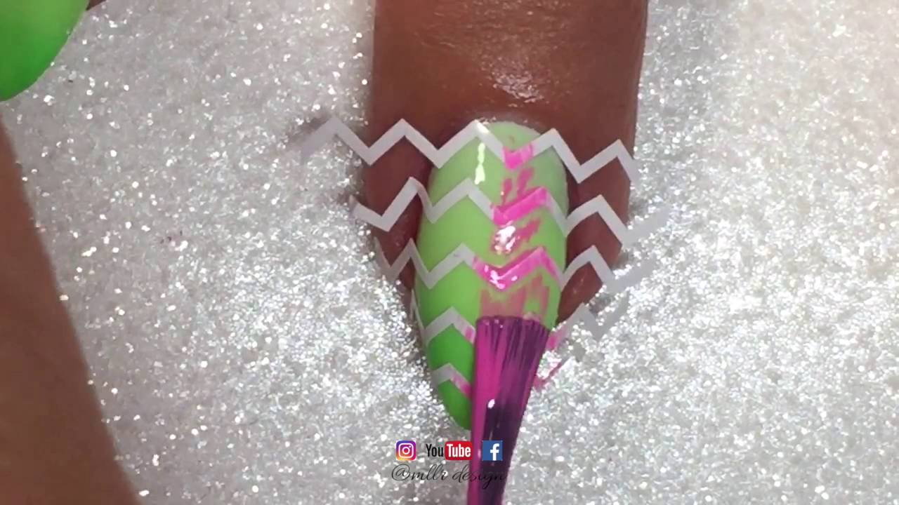 neon gradient with chevron tutorial by @mllrdesign