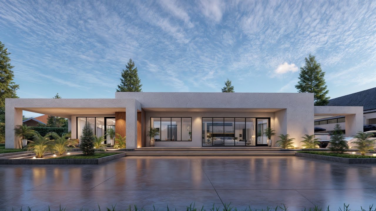 Modern House Design 4-Bedroom 359sqm 13.8m x 26m