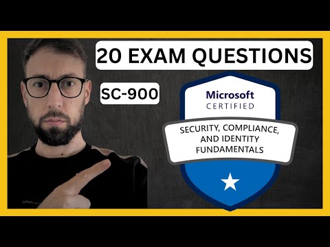 SC-900 MS Security, Compliance, and Identity Fundamentals. 20 Real Exam Questions