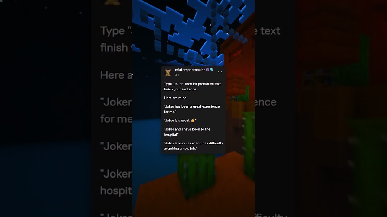 Joker Predictive Text!