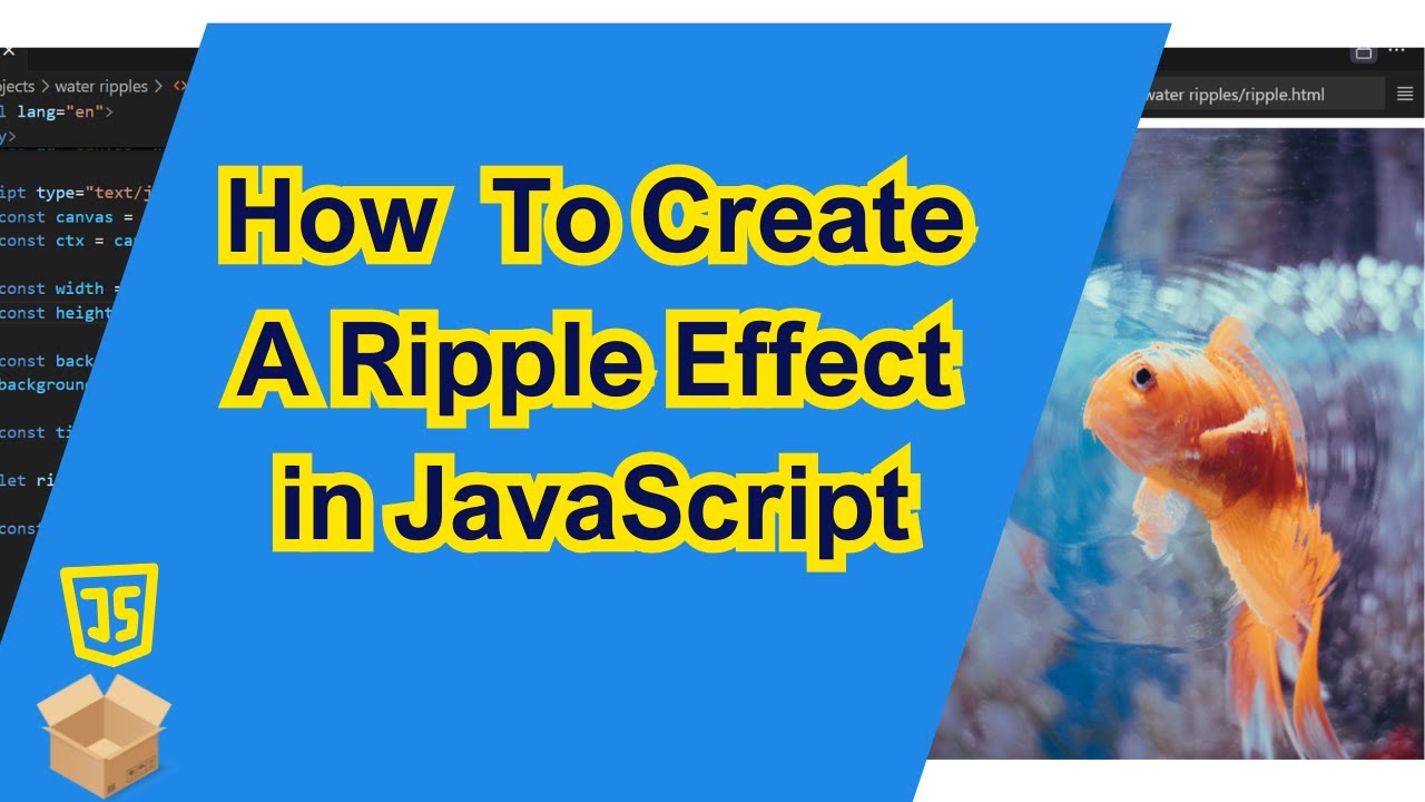 Creating A Water Ripple Effect in JavaScript