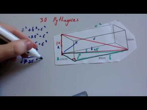 3D Pythagoras | Corbettmaths