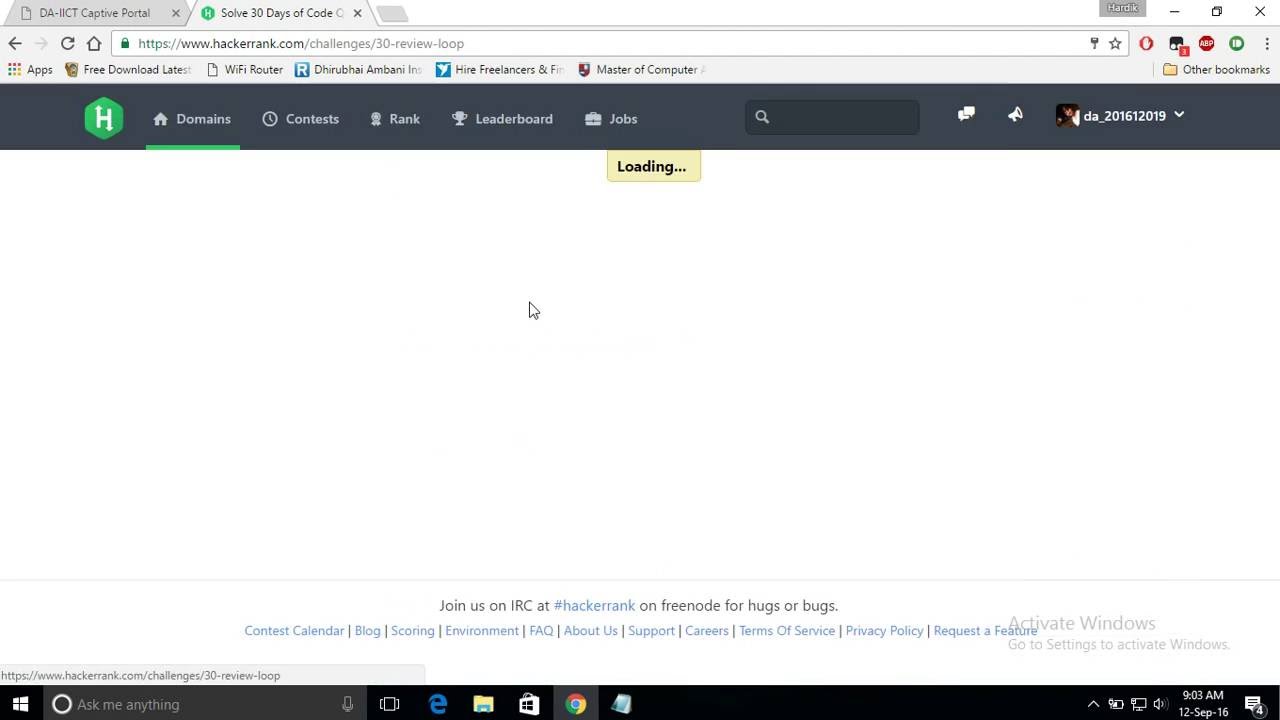 Day 6 of code: Let's Review | hackerrank | java | tutorial