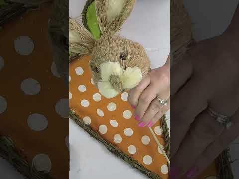 π°π₯ Hop Into Spring with the Easter Bunny Carrot Wreath! π₯π°