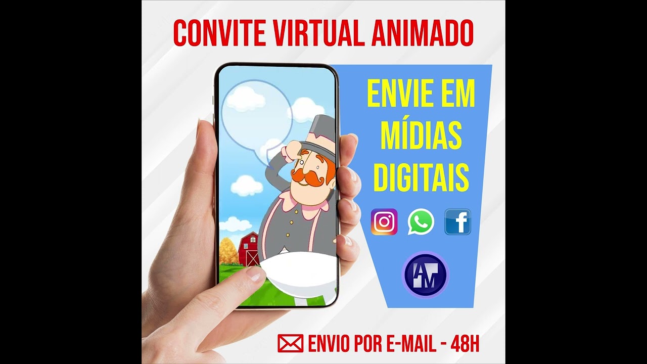 Convite virtual Animado ELO7 Mundo Bita 02