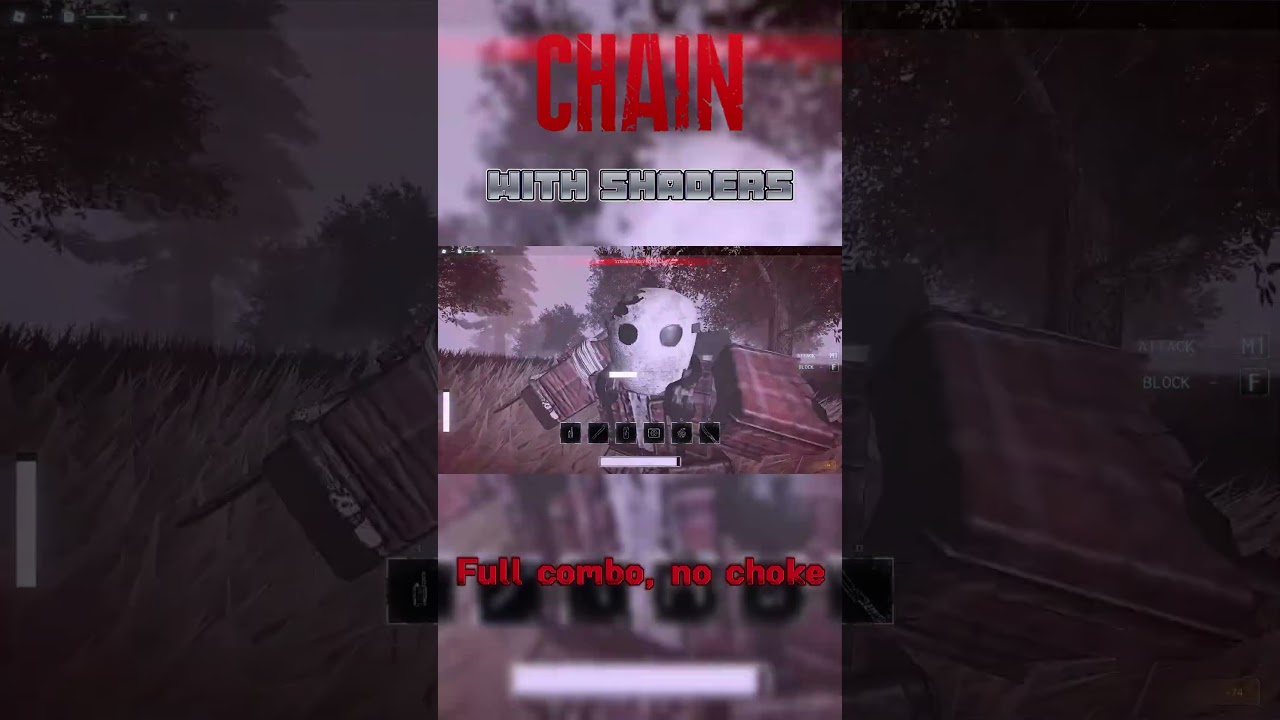 Full Combo, No Choke 😎 || #chain with #shaders || #chaingang #gaming #combat #showcase #roblox