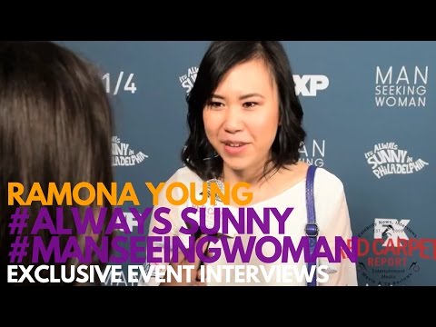 Ramona Young at the FXX Premiere for Man Seeking Woman Season 3
