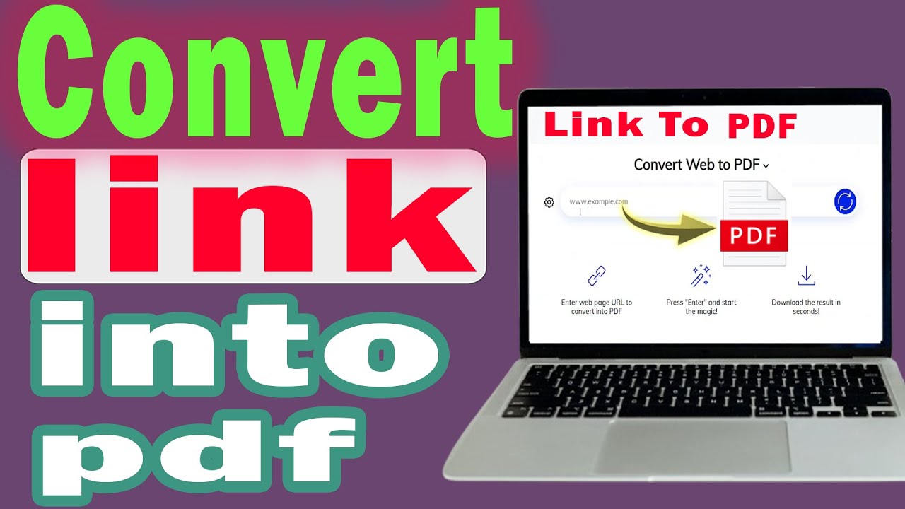 Step-by-Step Guide: How to Convert a Link into a PDF | Galaxy.ai