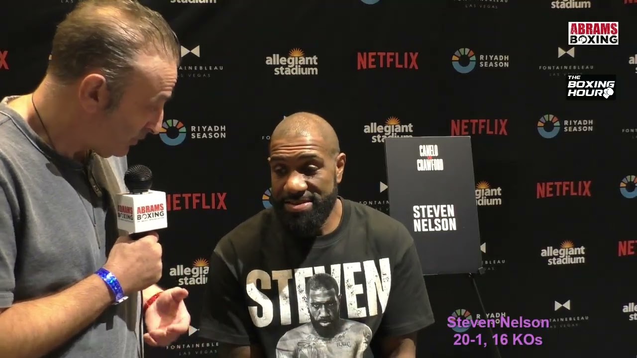 VIDEO: Steven Nelson Ready for Raiko Santana on Canelo - Crawford card ...
