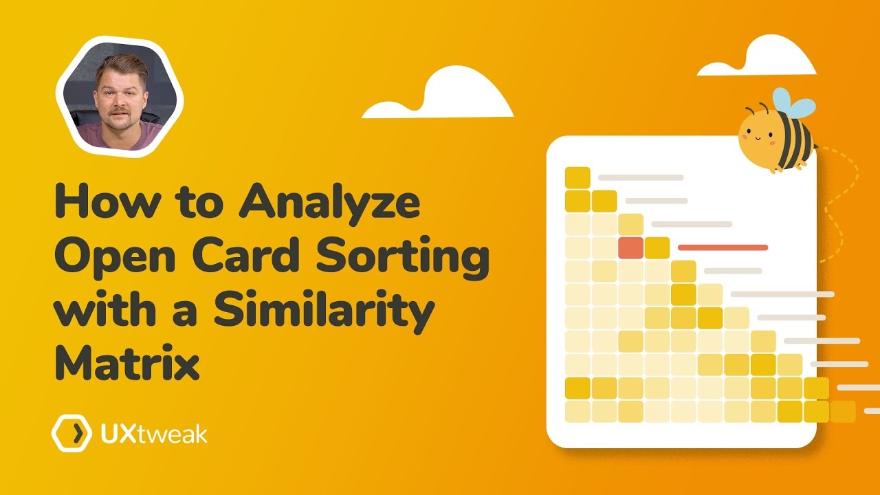 How to Analyze Open Card Sorting with a Similarity Matrix