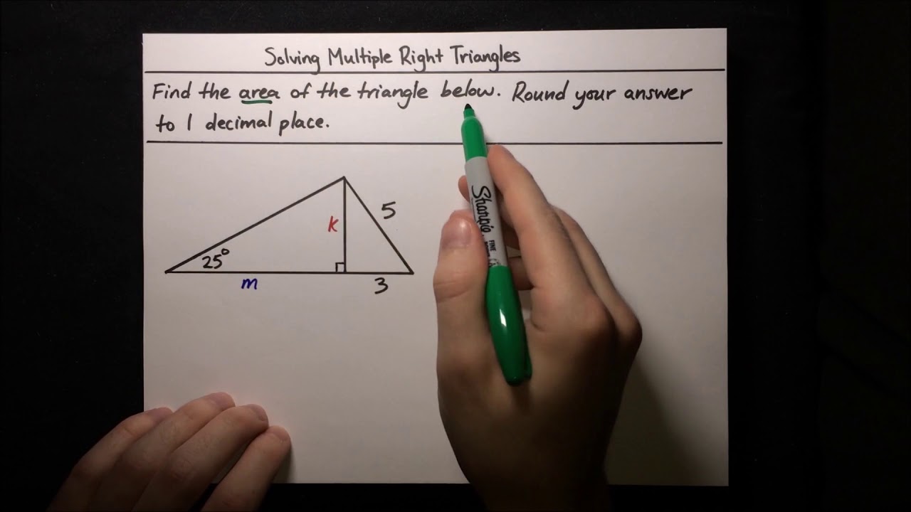 Solving Multiple Right Triangles