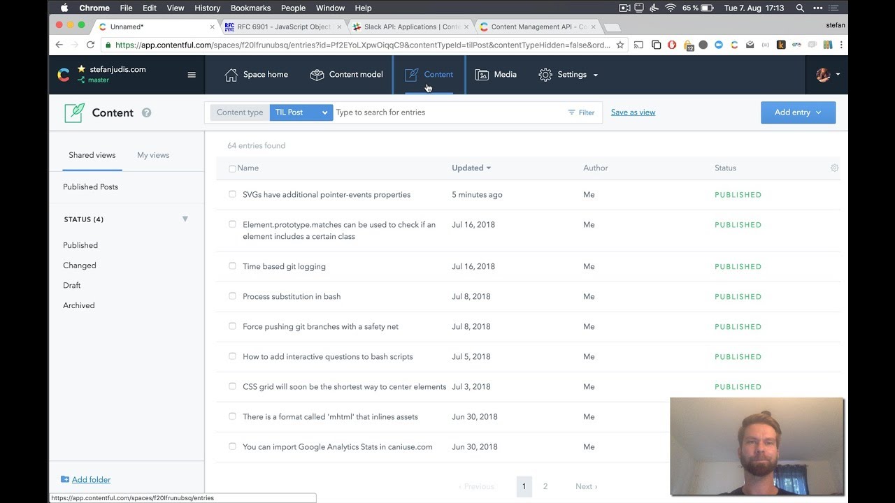 Contentful Highlight – Transformations and other webhook additions