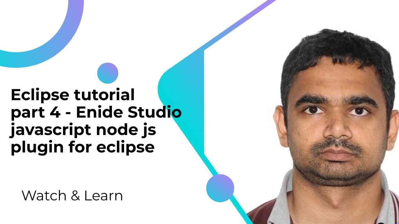 Eclipse tutorial part 4 - Enide Studio javascript node js plugin for eclipse