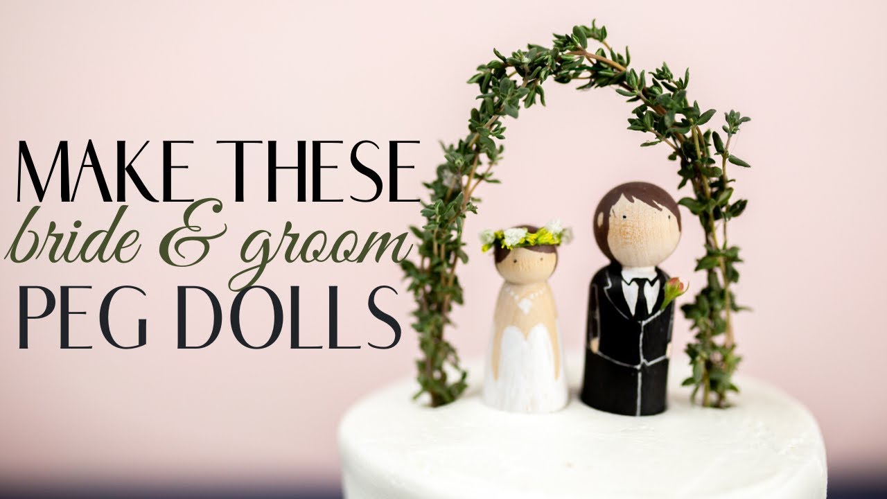 Make These Cheap + Easy Wedding Cake Toppers