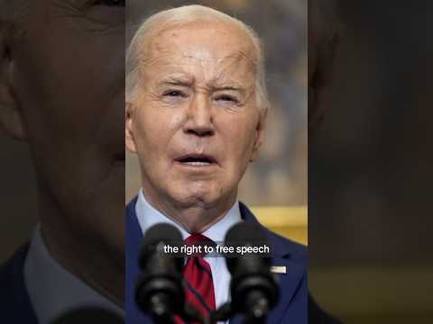 Biden weighs in on protests, line between free speech and chaos