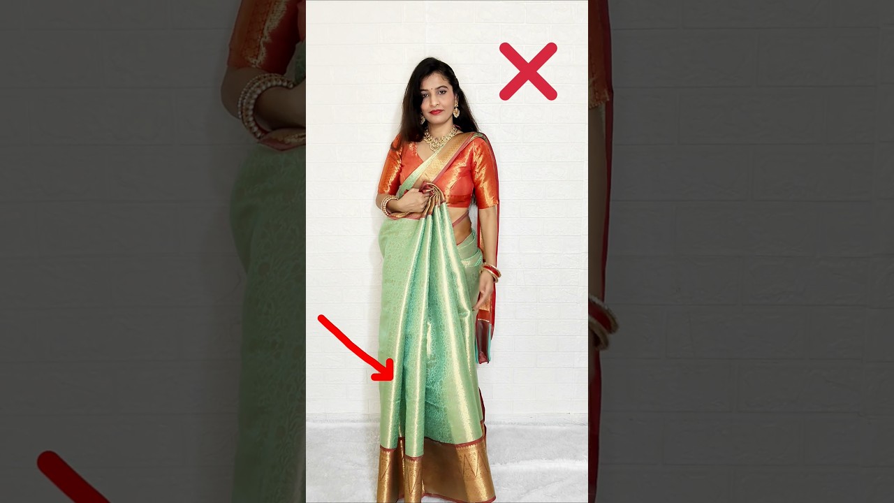 Banarasi saree draping tutorial #saree #rekhamishra #sareedraping