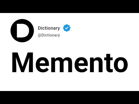 Memento Meaning In English