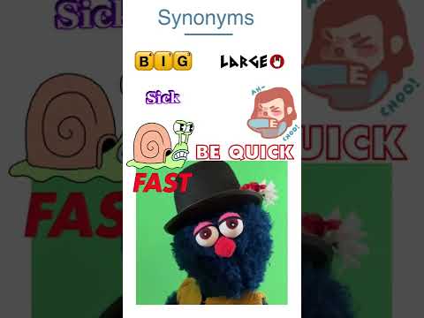 synonyms - English for Kids