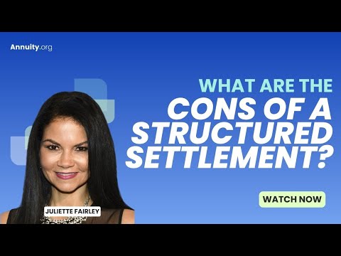 What are the cons of a structured settlement?