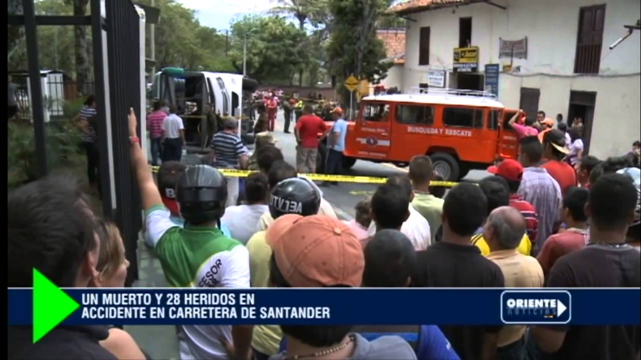 Un muerto y 28 heridos en accidente en carretera de Santander