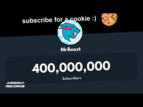 MrBeast 400M Subscriber Live Countdown!!!