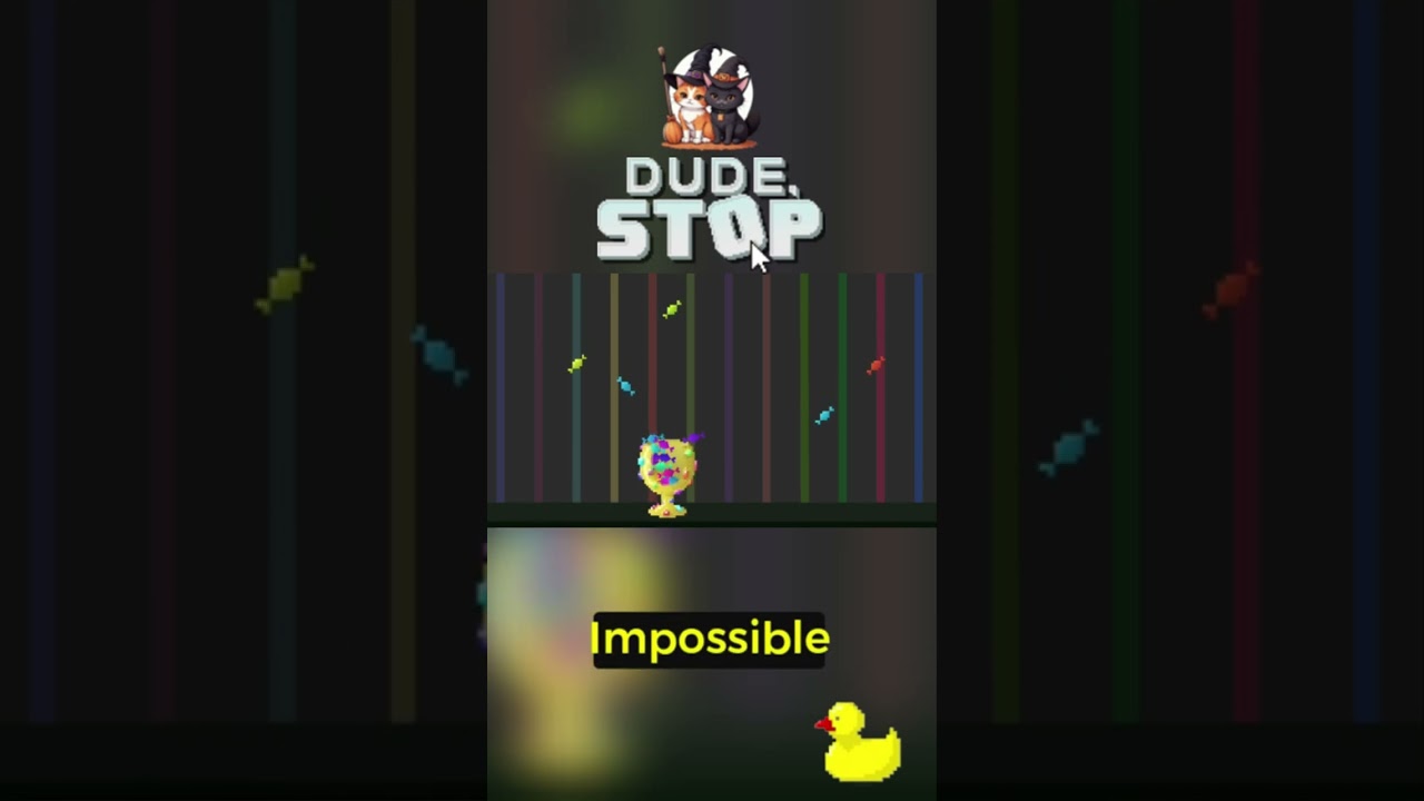 Candy catching is NOT an easy task  #gaming #dudestop