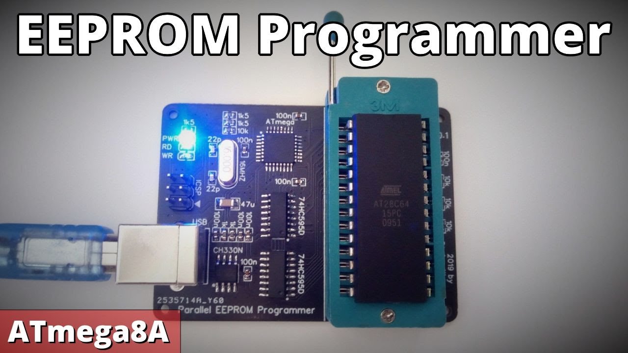 Parallel EEPROM Programmer - ATmega8