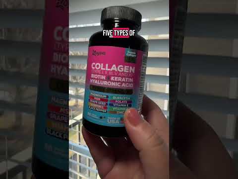 Zoyava Collagen Supplement - Type I, II, III, V and X - with Biotin, Keratin, Hyaluronic Acid