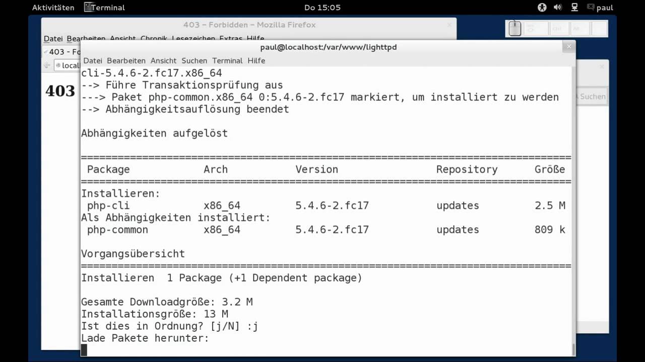 lighttpd - PHP - CGI